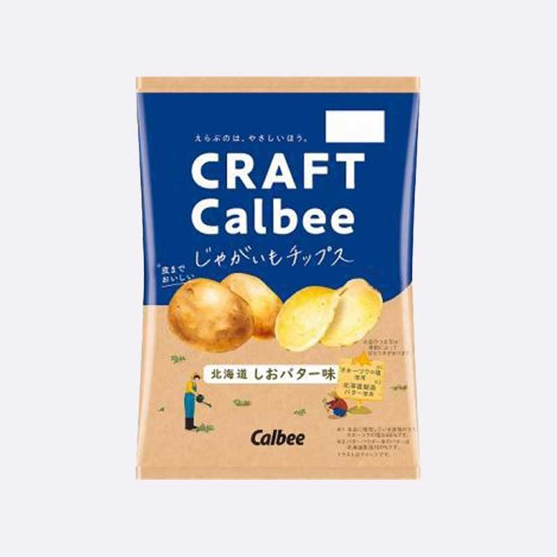 Calbee potato chips Hokkaido salt butter 65g