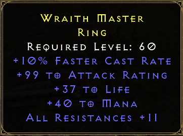 Wraith Master Caster Ring