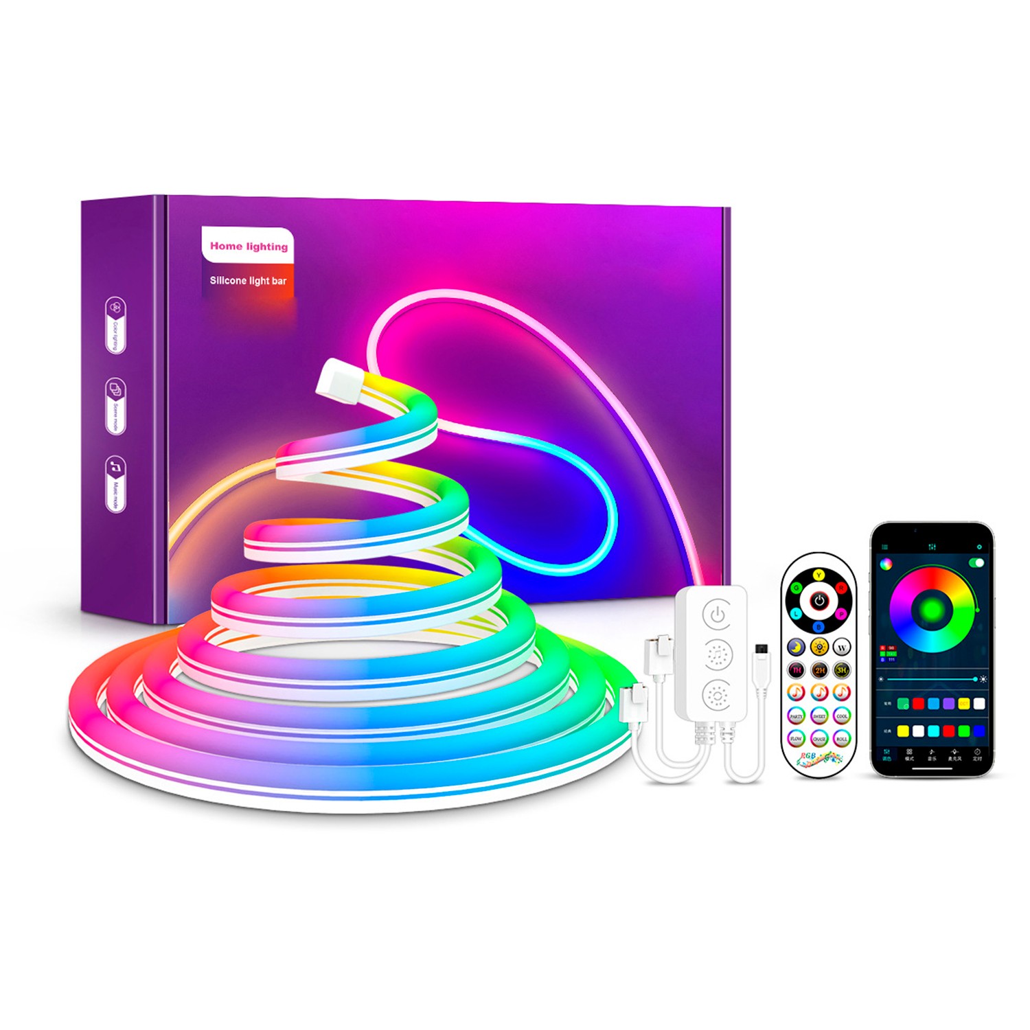 KIT LUCES DE NEON RGB LED-5050NH72TZ-24V-HC