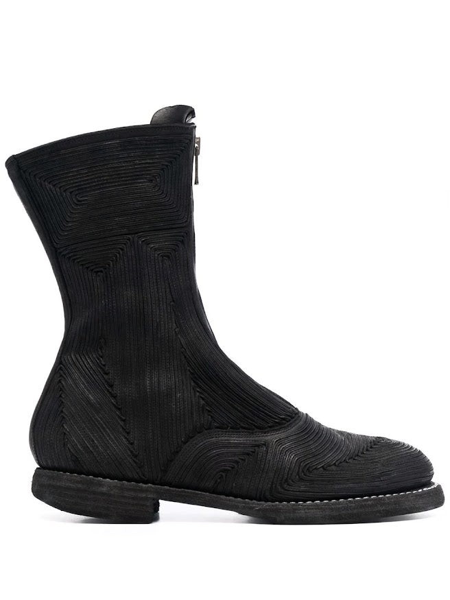 GUIDI - Women 310 WZ_RC Woven Front Zip Army Boots