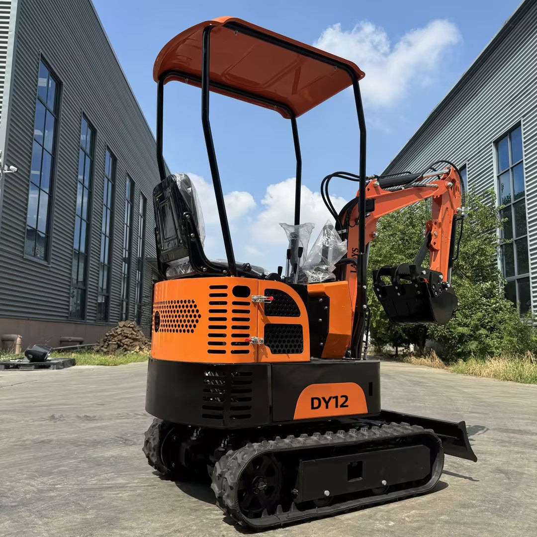 LADYS DY12 13.5 HP Mini Excavator For Sale With Thumb