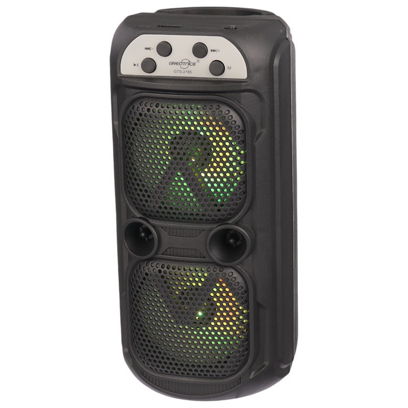 GTS-2165 PARLANTE BLUETOOTH DOBLE 3'