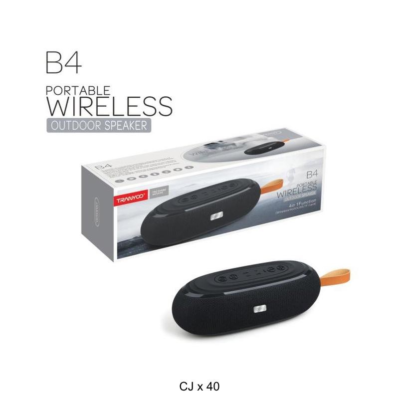 B4 PARLANTE PORTATIL BLUETOOTH TRANYOO B4