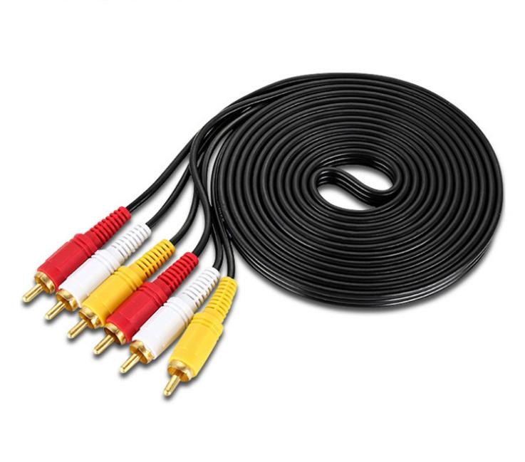 CABLE AUDIO Y VIDEO 3 RCA A 3 RCA