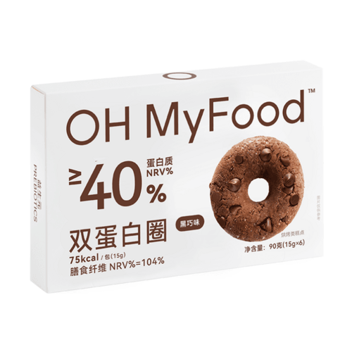 oh my food 双蛋白圈（黑巧味）盒