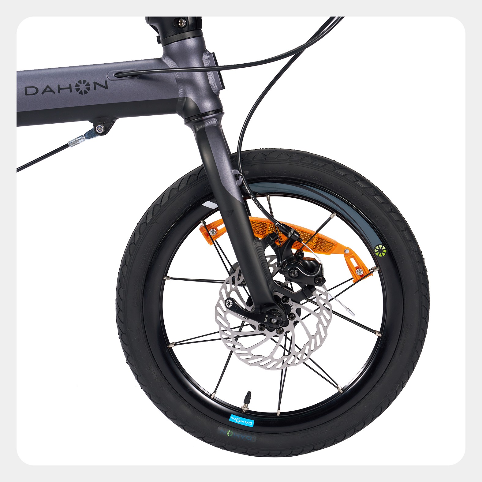 DAHON FOLDING BIKE /K9X /Steel Grey Black, 16inch, 9-Speed