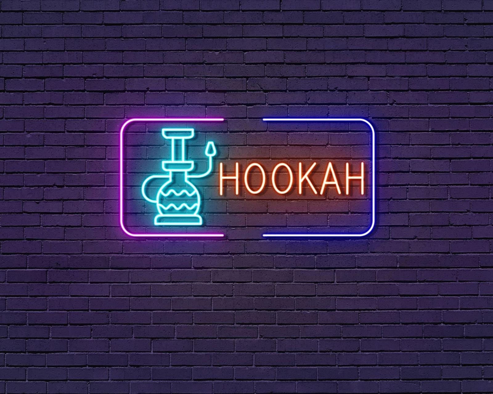 LED NEON SIG HOOKAH 1