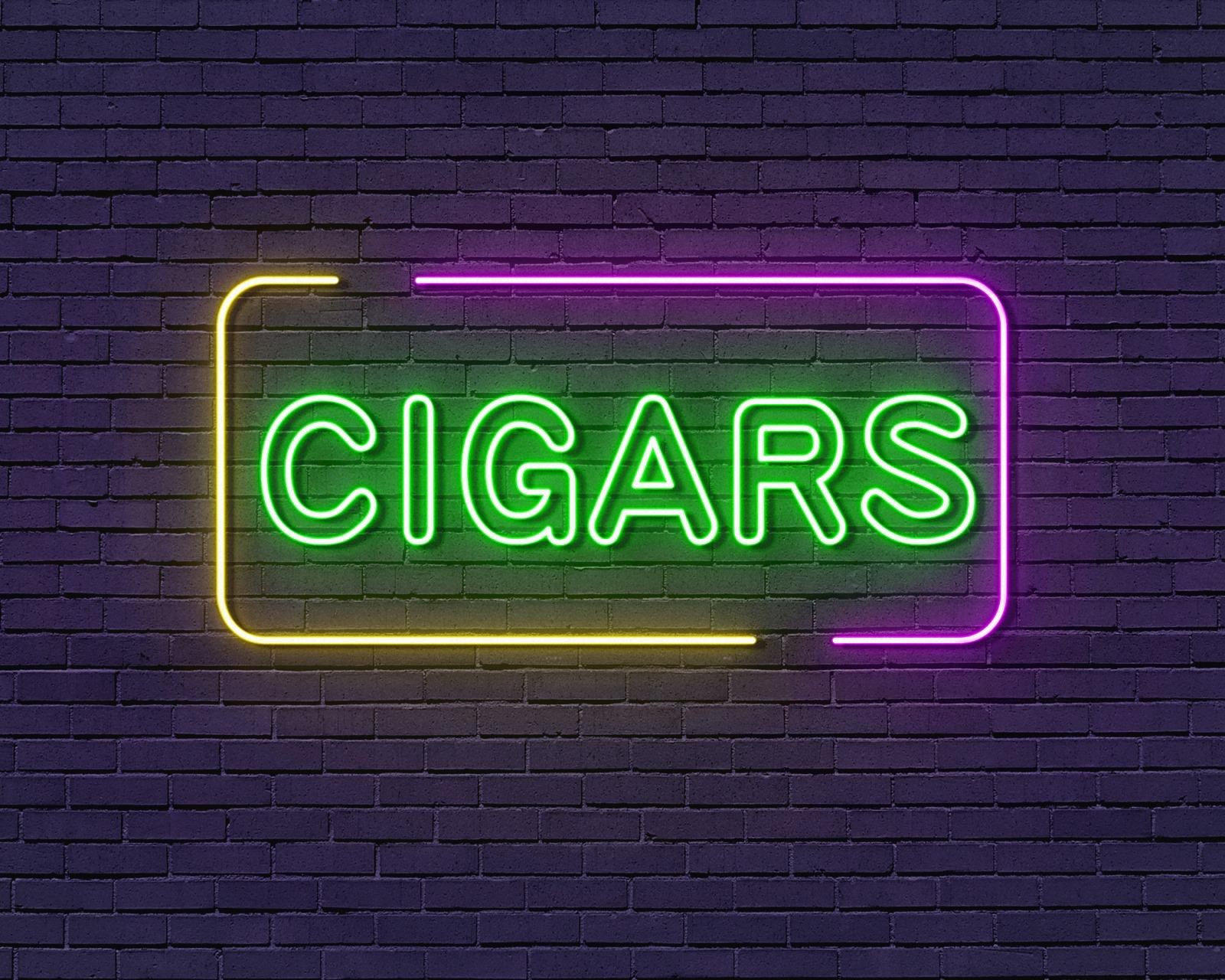 LED NEON SIGN CIGARS